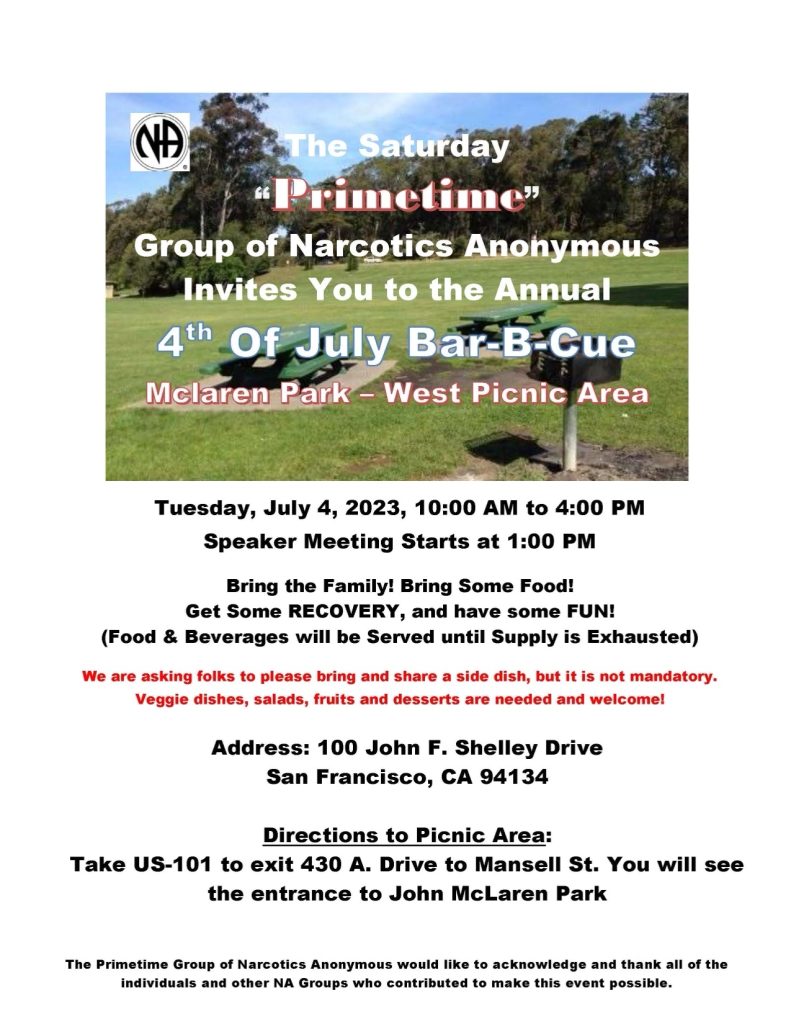 Events for October 2025 – San Francisco Area of Narcotics Anonymous